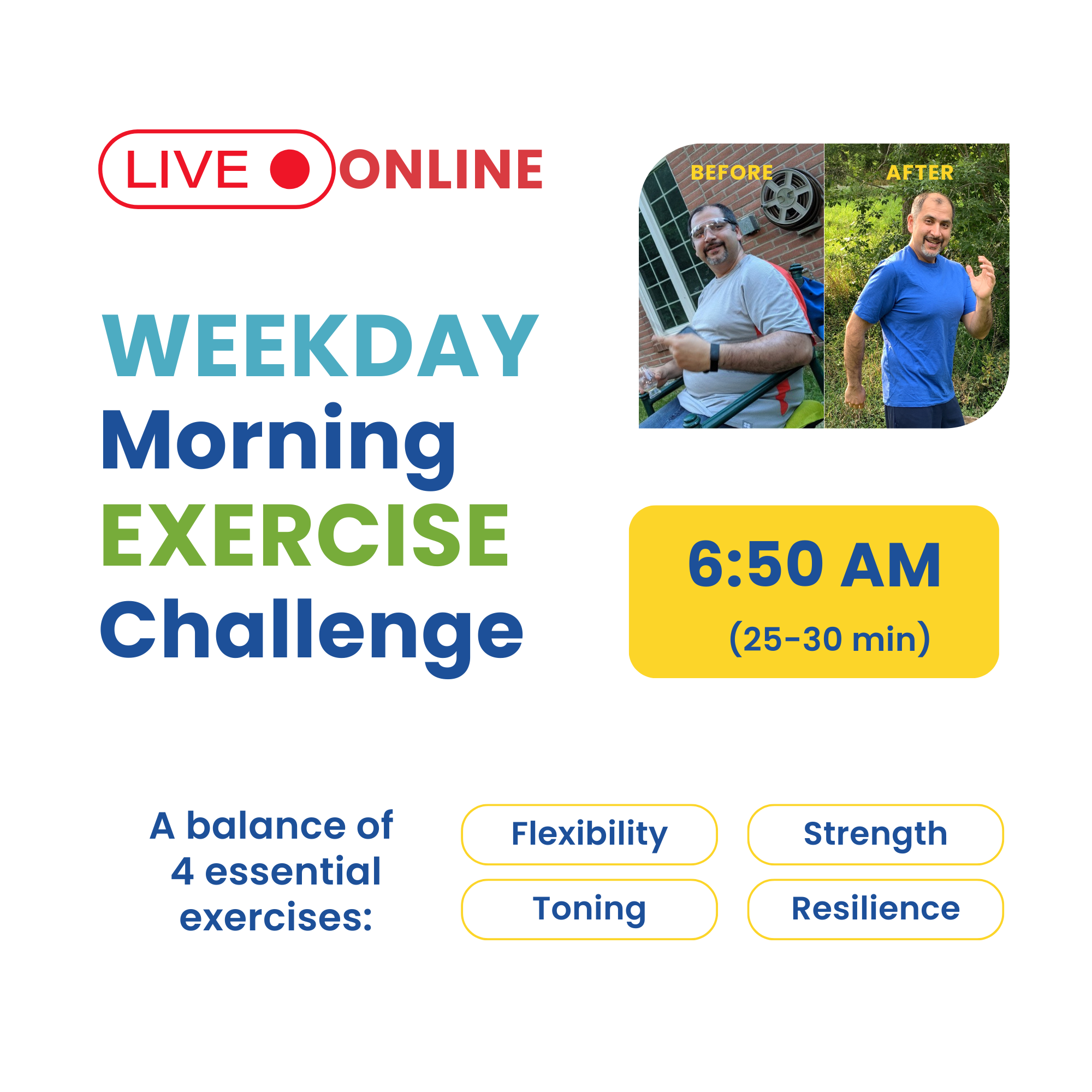 Weekday Morning Exercise Challenge – Nature's Zeal
